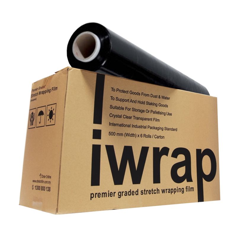 BLACK Stretch Film Plastic Wrapping Film Pallet Wrap | Shopee Malaysia
