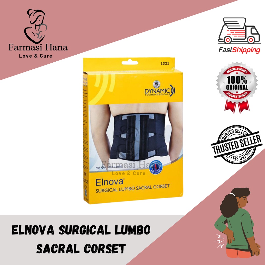 Dynamic Elnova Surgical Lumbo Sacral Corset Back Support (S/M/L/XL/XXL) | Shopee Malaysia