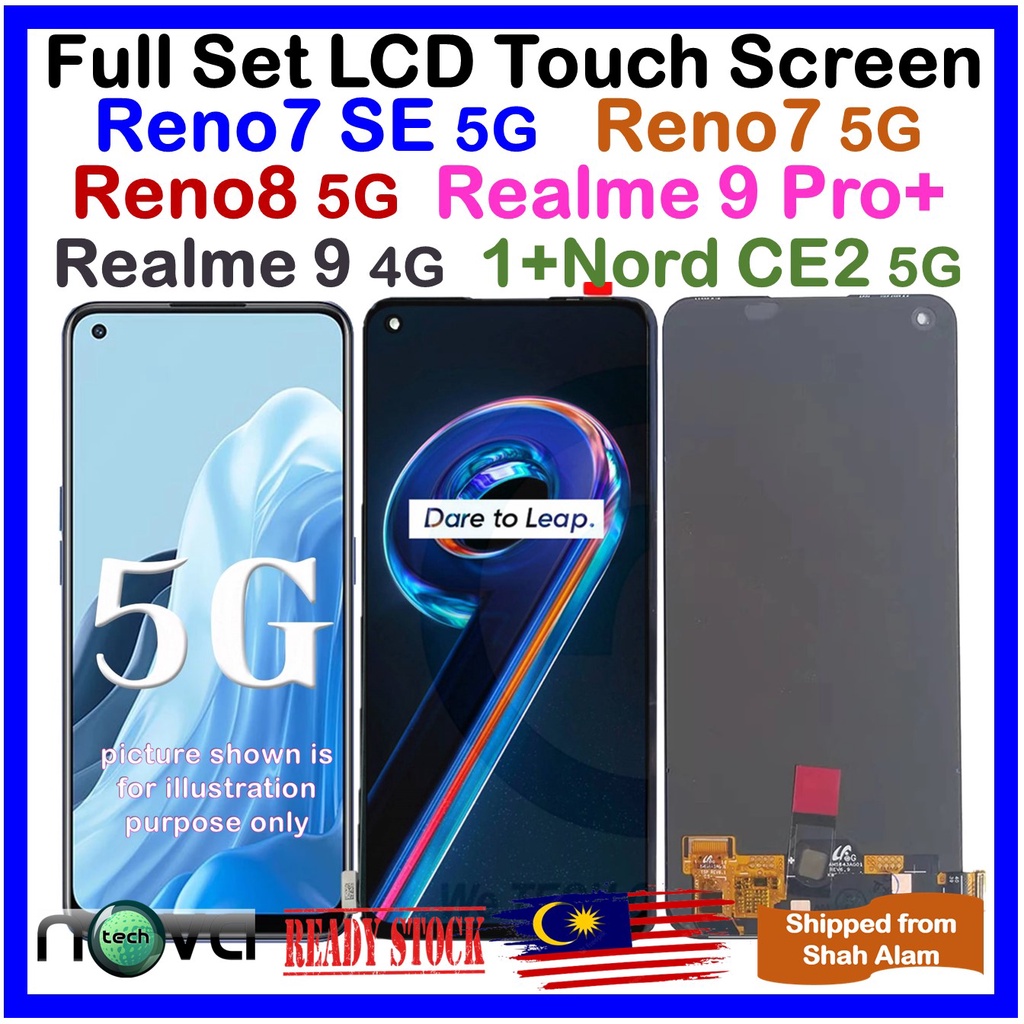 OLED Full Set LCD Screen with OPPO RENO7 SE 5G / RENO 7 5G / RENO 8 5G ...