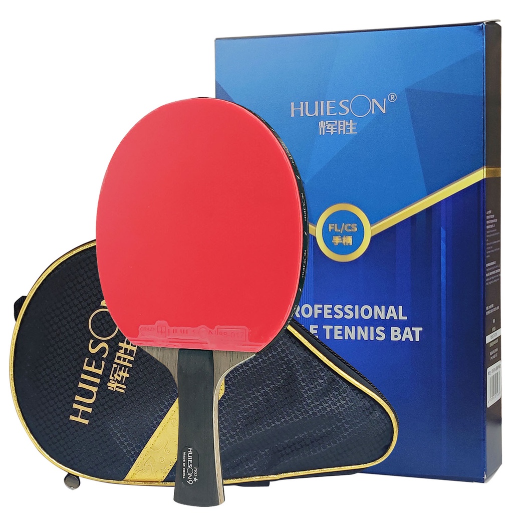 Huieson New Table Tennis Racket Pro Series 9 Star Professional Carbon ...