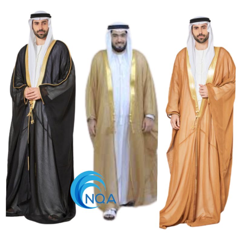 JUBAH BISHT / BESHT IMAM MASJID AL-HARAM FREE SIZE TOP QUALITY LENGAN ...