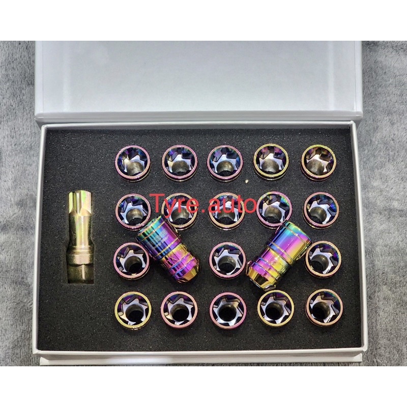 Heavy Duty Racing Gear Cyclone Style Wheel Nut Sport Rim Material Steel ...