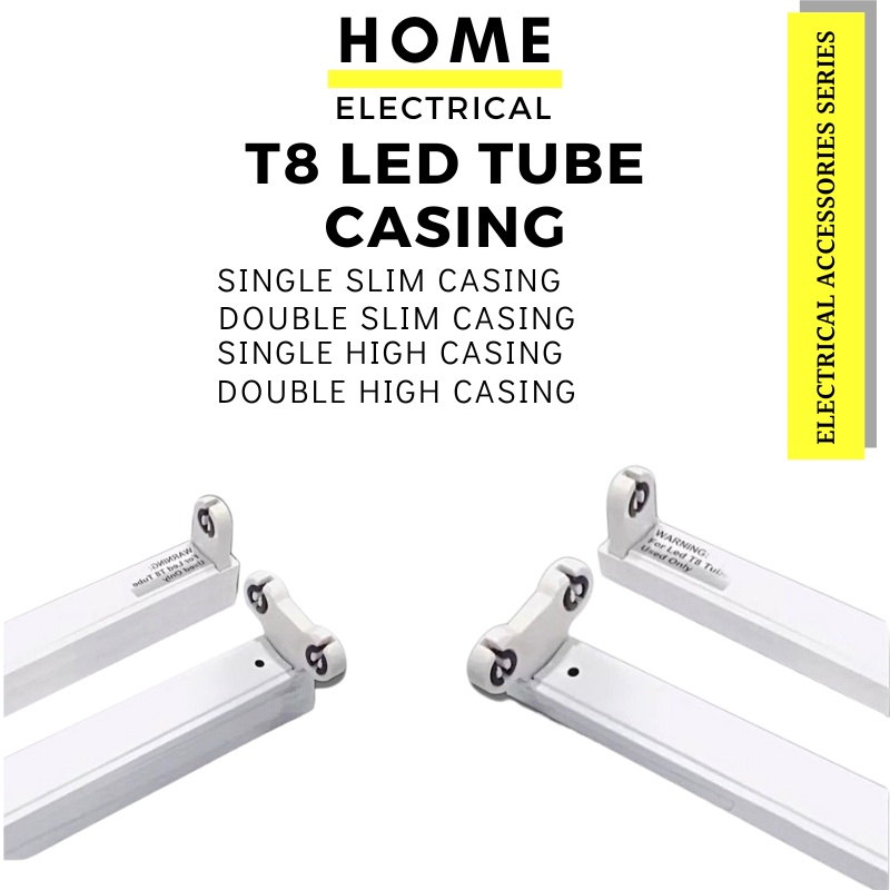 T8 Led TUBE Casing Single Slim Casing Single High Casing Double Slim ...