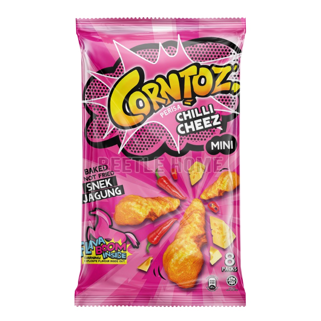 Corntoz Mini Family Pack 8x15g Party Snack Mamee Jajan Oldtime ...