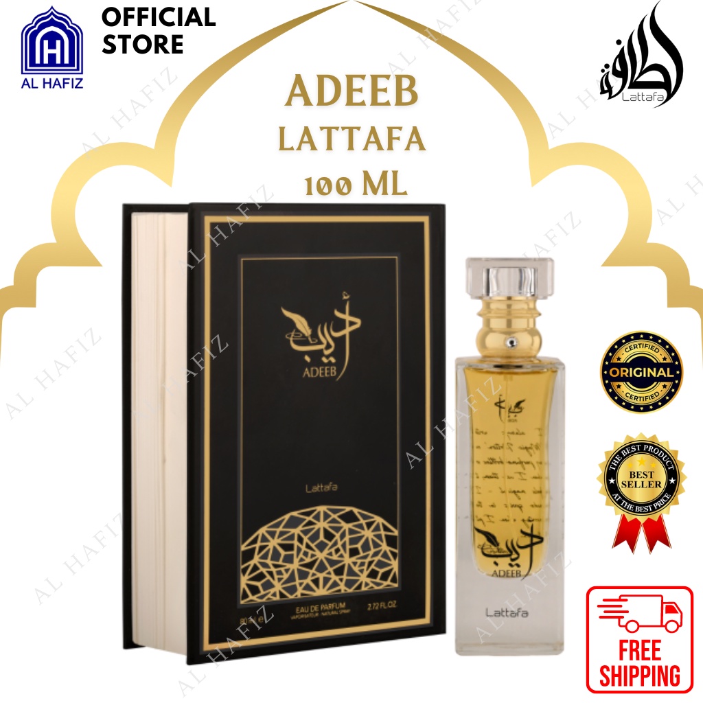 ORIGINAL LATTAFA ADEEB PERFUME 80ML FOR MEN AND WOMEN | Shopee Malaysia