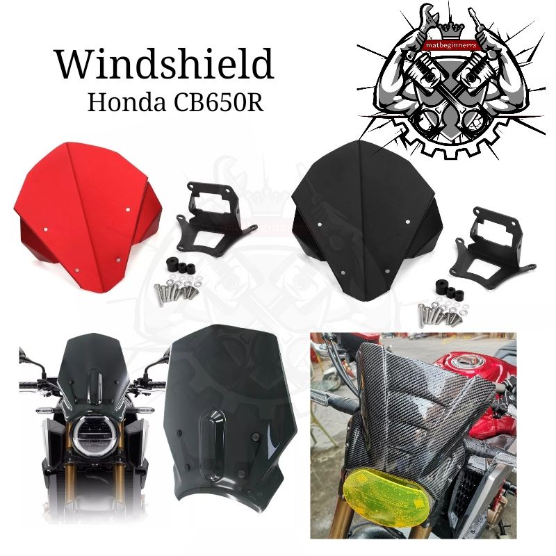 Windshield Windscreen Wind shield Honda CB650R Alloy ABS | Shopee Malaysia
