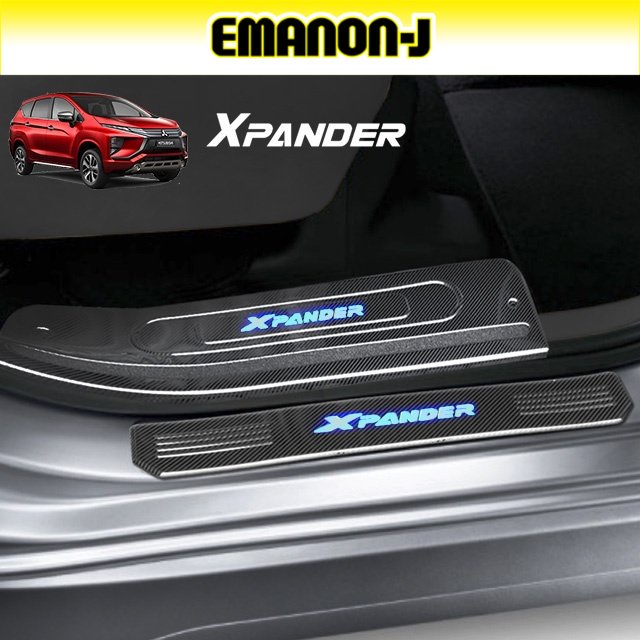 Hc Cargo Mitsubishi Xpander Inner & Outer LED Door Step Scuff Plate ...
