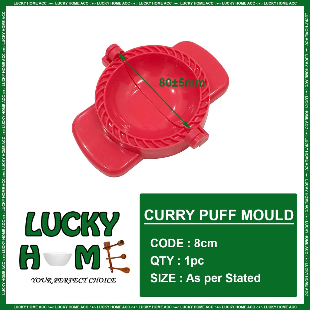Ready Stock!!! Acuan Karipap Plastic Curry Puff Mould Various Size ...