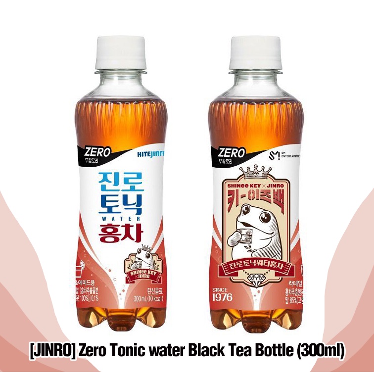 [JINRO] Zero Tonic water Black Tea Bottle (300ml) #Korean Soju # ...