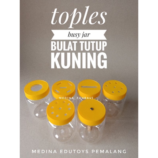 Round Busy Jar Without Yellow Lid Filling | Shopee Malaysia