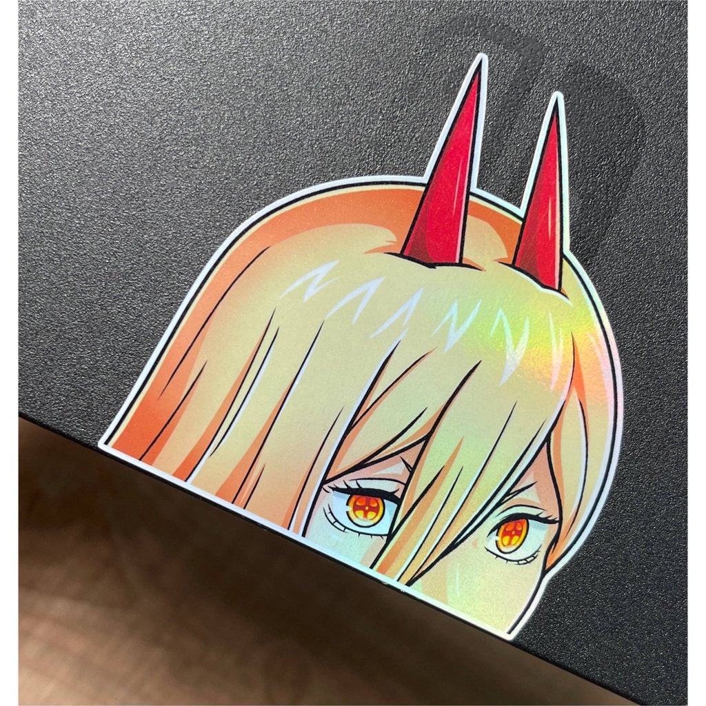 Chainsaw Man Power Sticker | Shopee Malaysia