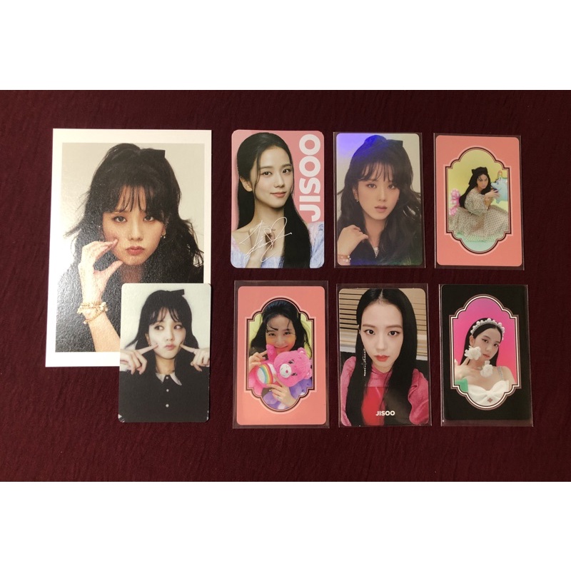 Photocard PC JISOO BLACKPINK WELCOMING COLLECTION 2022 SEASON GREETINGS 2021 OREO POB WEVERSE ...