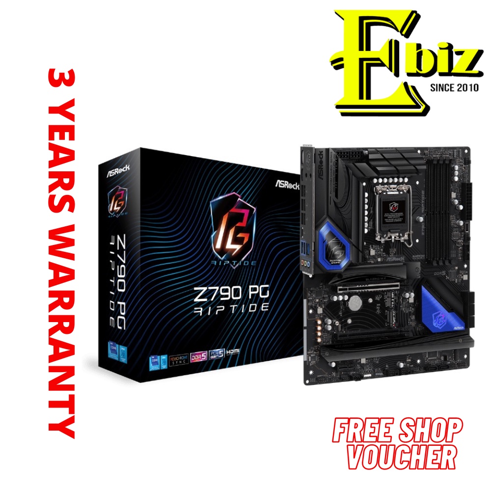 ASROCK Z790 PG Riptide LGA1700 DDR5 Motherboard | Shopee Malaysia