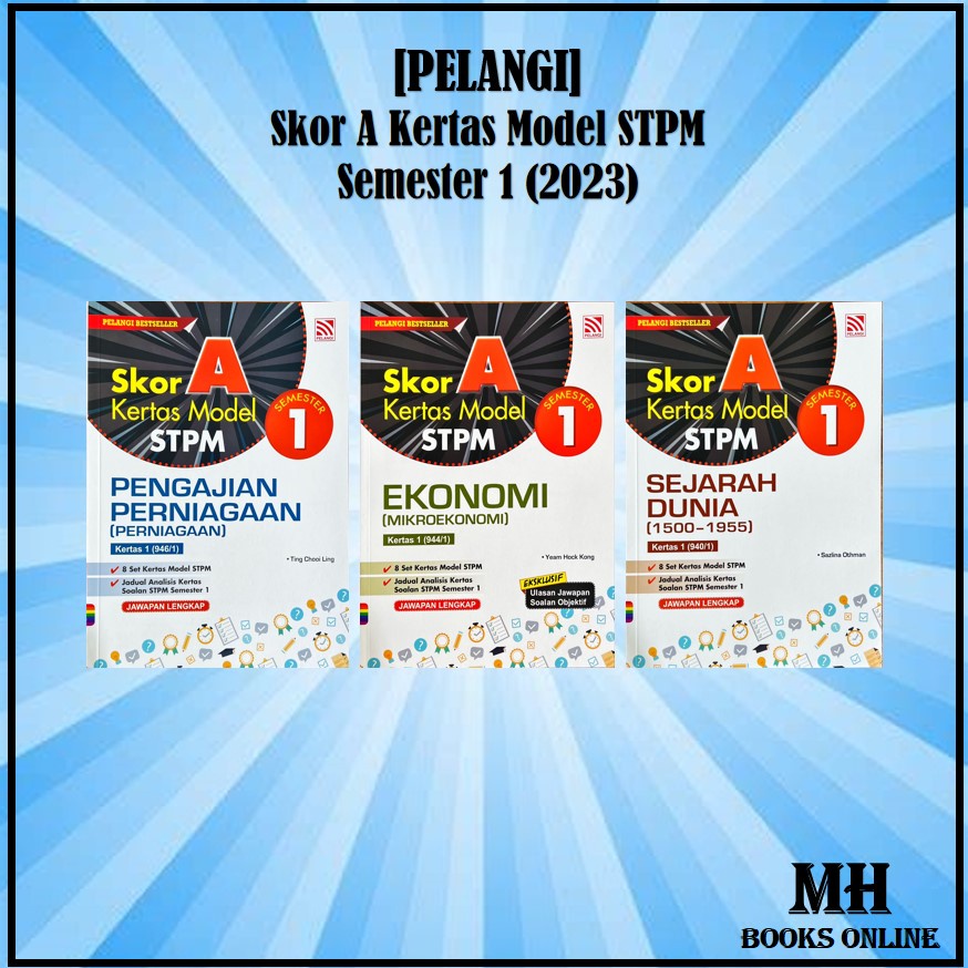 [mh] Pelangi Skor A Kertas Model Stpm Semester 1 Penggal 1 2023
