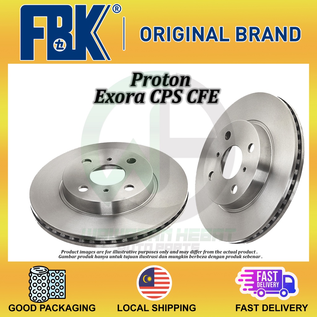 Proton Exora CPS CFE Front / Rear Heavy Duty Brake Disc Rotor FBK [Original] | Shopee Malaysia