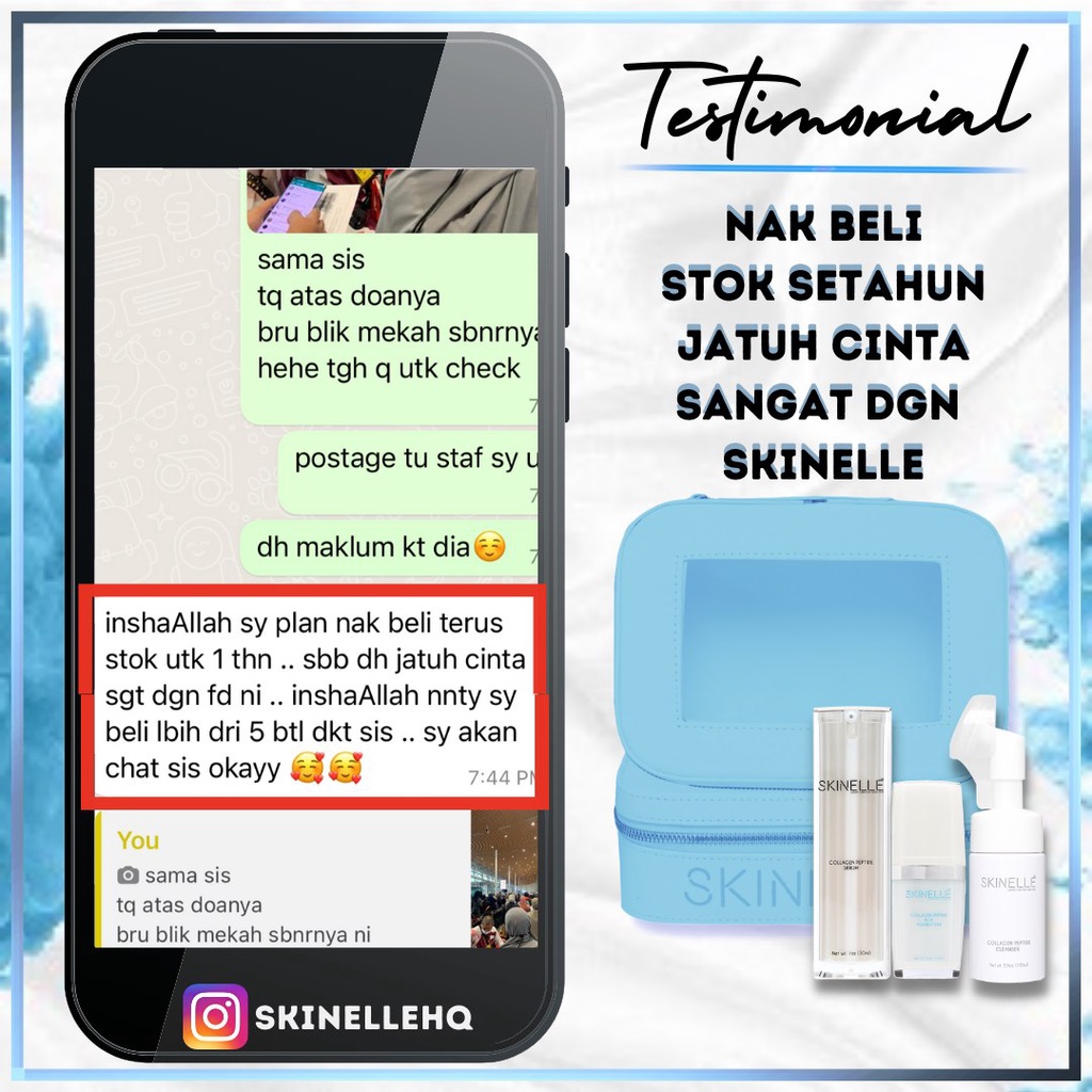 SKINELLE SET JERUNG TRIAL FREE NEW BAG SKINELLE hi | Shopee Malaysia