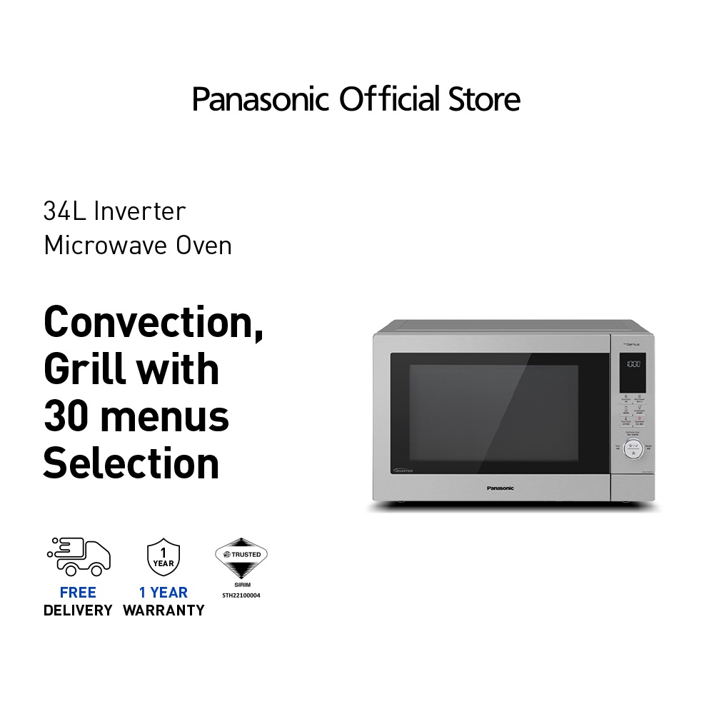PANASONIC NN-CD87KS Microwave Oven 34L 30 MENUS NN-CD87KSMPQ Convection ...