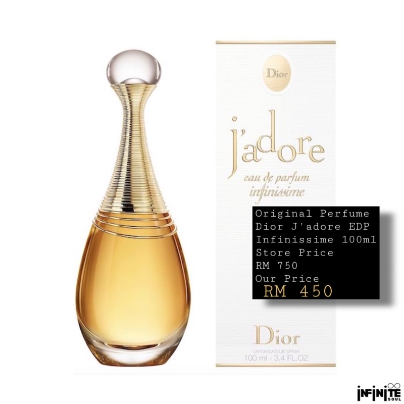 💯 ORIGINAL Dior J’adore EDP Infinissime 100ml 🔥 LIMITED STOCK 🔥 | Shopee Malaysia