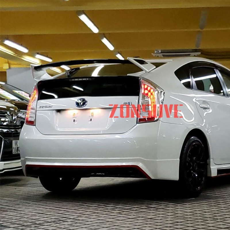 Use For Toyota Prius 2009-2014 Year Spoiler ABS Plastic Carbon Fiber ...