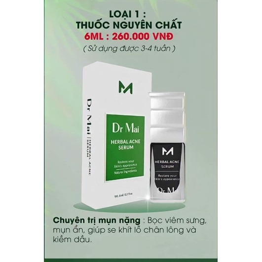 DR mai nguyen chat tri mun 6ml treatment acne new 2023 | Shopee Malaysia