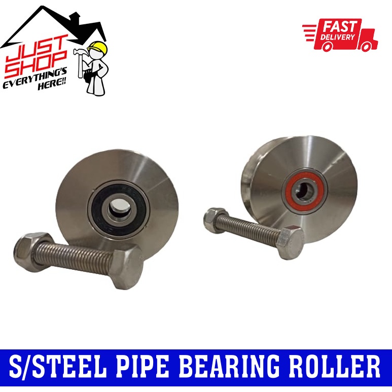 Stainless Steel Pipe Bearing Roller (Sliding Gate) | Shopee Malaysia
