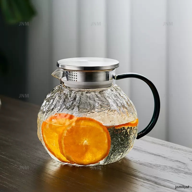 Thickened Glass Cool Kettle Water Bottle Home Boil Water Jug Beverages ...