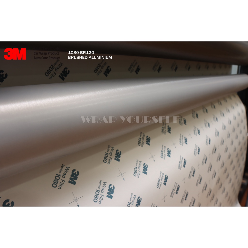 Brushed Metal Stickers 3M Scotchprint 2080 Wrap Vinyl films CAR BIKE ...