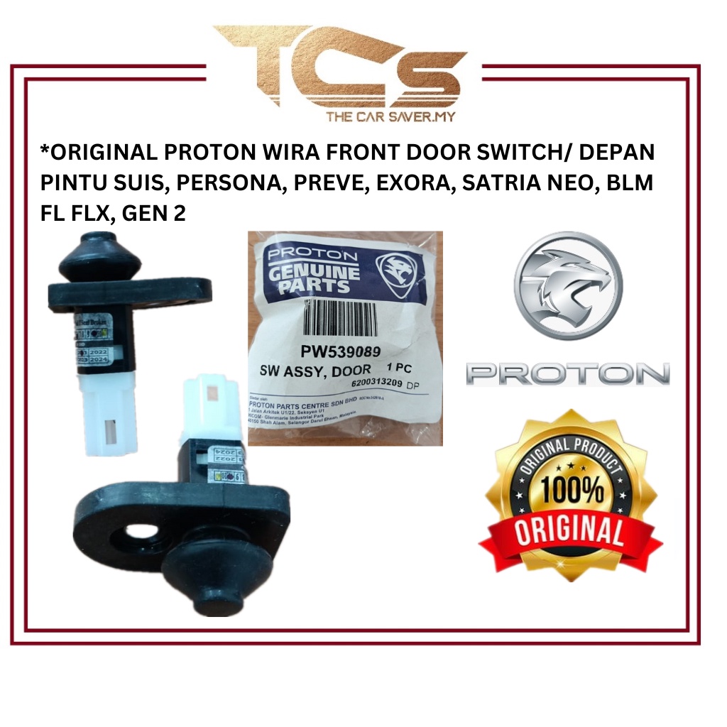 PROTON WIRA FRONT DOOR SWITCH/ DEPAN PINTU SUIS, PERSONA, PREVE, EXORA ...