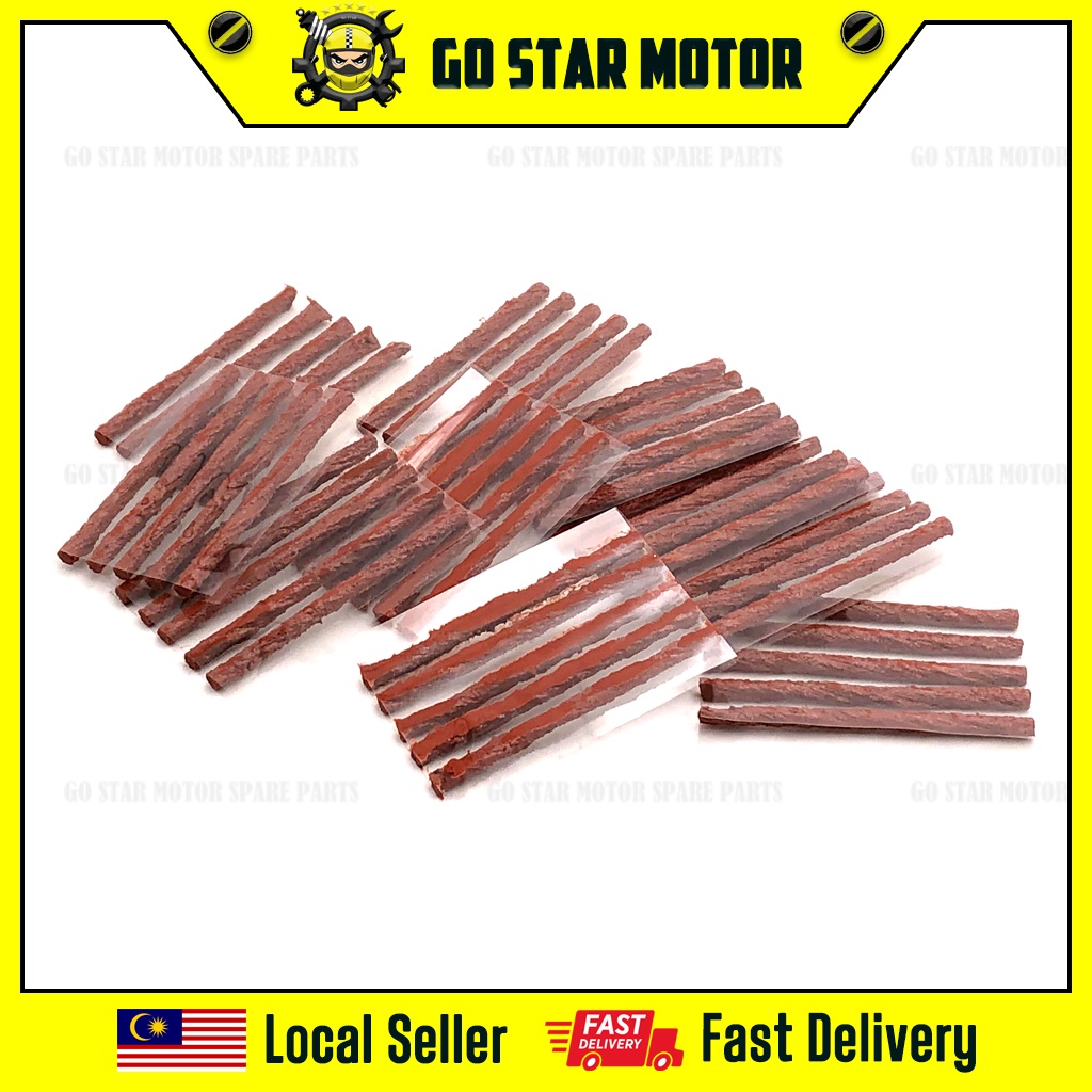 10CM Cacing Tayar Tyre Tire Tubeless Repair Kit Seal Strip Plug ...