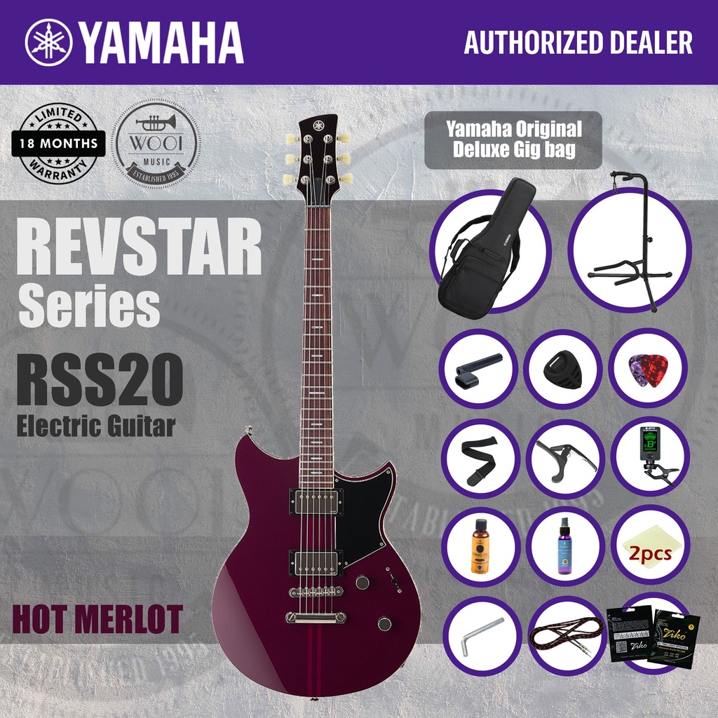 Yamaha REVSTAR Standard Series RSS20 Electric Guitar - Hot Merlot (RSS20HM) | Shopee Malaysia