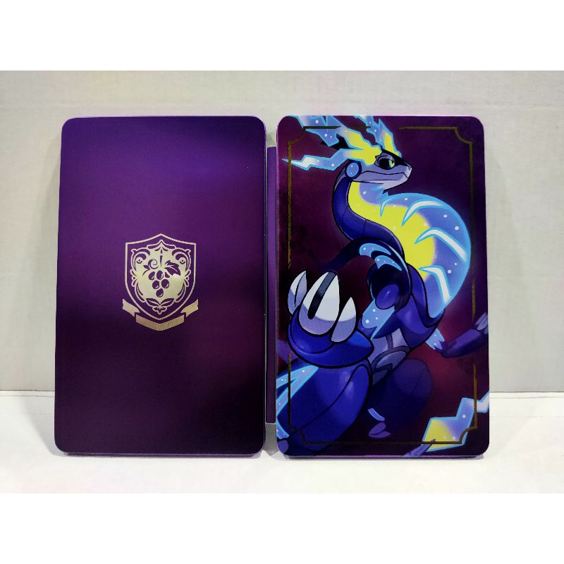 Switch Pokemon Scarlet Steelbook | Pokemon Violet Steelbook | Pokemon ...