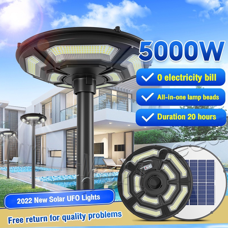 Solar Street Light 80000W Solar light outdoor lighting Waterproof lampu ...