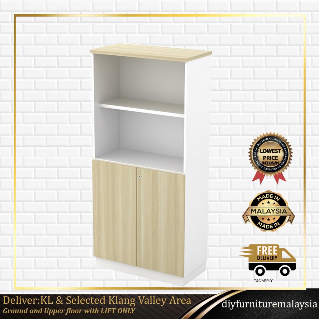 Semi Swinging Door Medium Office Cabinet | Rak Kabinet Pejabat | Office ...