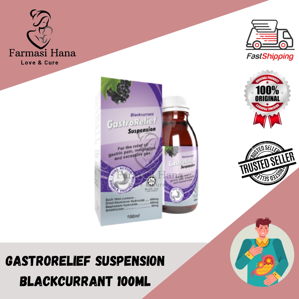 GastroRelief Blackcurrant Suspension 100ml | Shopee Malaysia