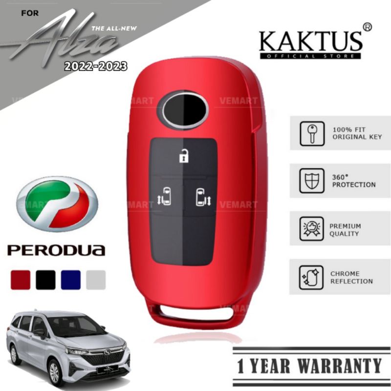 Vemart Perodua alza 2022 new facelift car key cover case accessories ...