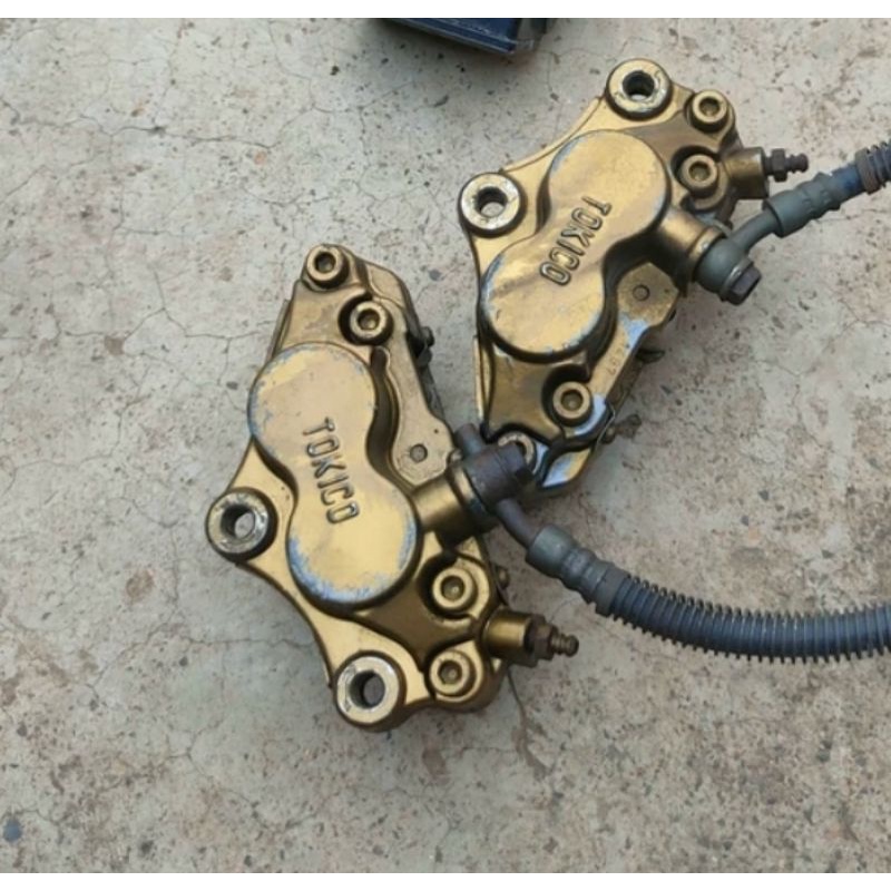 ZZR1100 Tokico 4 pot brake caliper | Shopee Malaysia