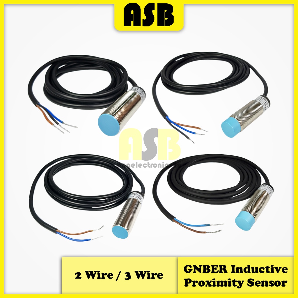 (1pc) GNBER ( M18 ) Inductive Proximity Sensor Cylindrical Type ( DC10V ...