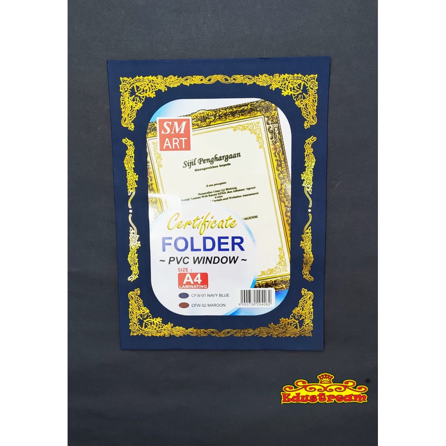 READY STOCK!!SM Art Certificate Folder PVC Window | Shopee Malaysia