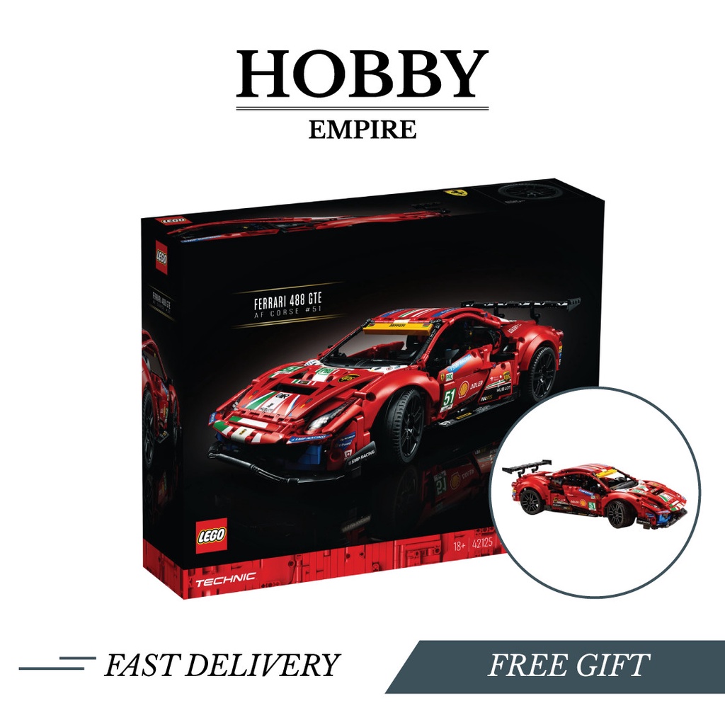 LEGO Technic 42125 Ferrari 488 GTE "AF Corse #51* *Original LEGO Set ...