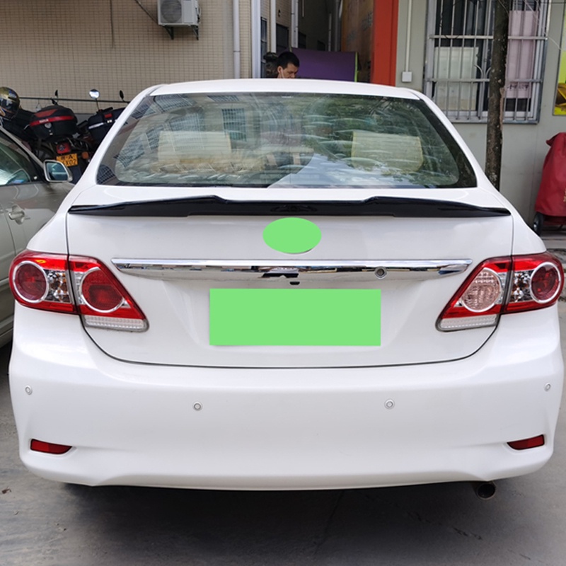 Use For Toyota Corolla Spoiler 2006--2013 Year Real Glossy Carbon Fiber ...
