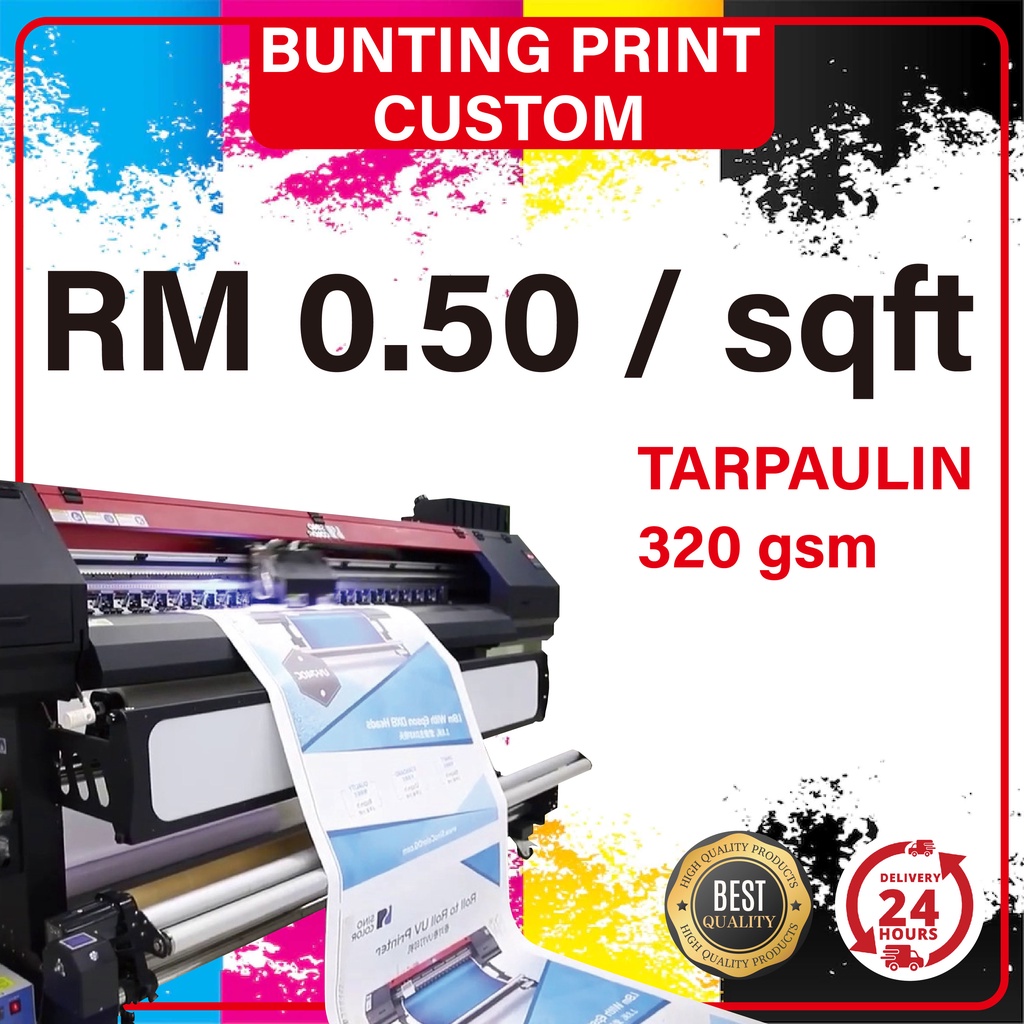 Banner / Bunting/50sen/sqft (Wood/Eyelets/PVC/Pocket/None)Banner ...