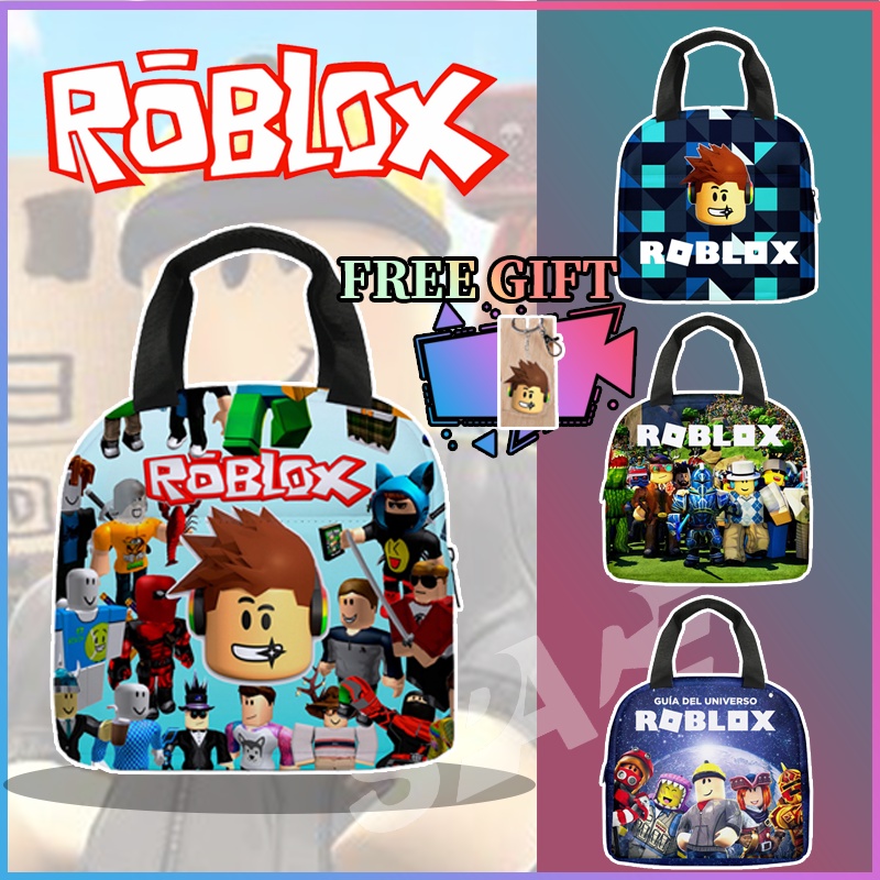 [Ready Stock]ROBLOX Lunch Bag Thermal Lunch Box For Kids School Lunch ...