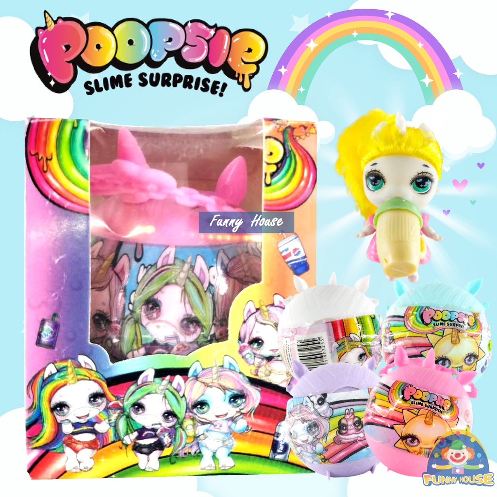 Unicorn Plush Poopsie Slime Surprise Doll Rainbow Pony 1pcs | Shopee ...