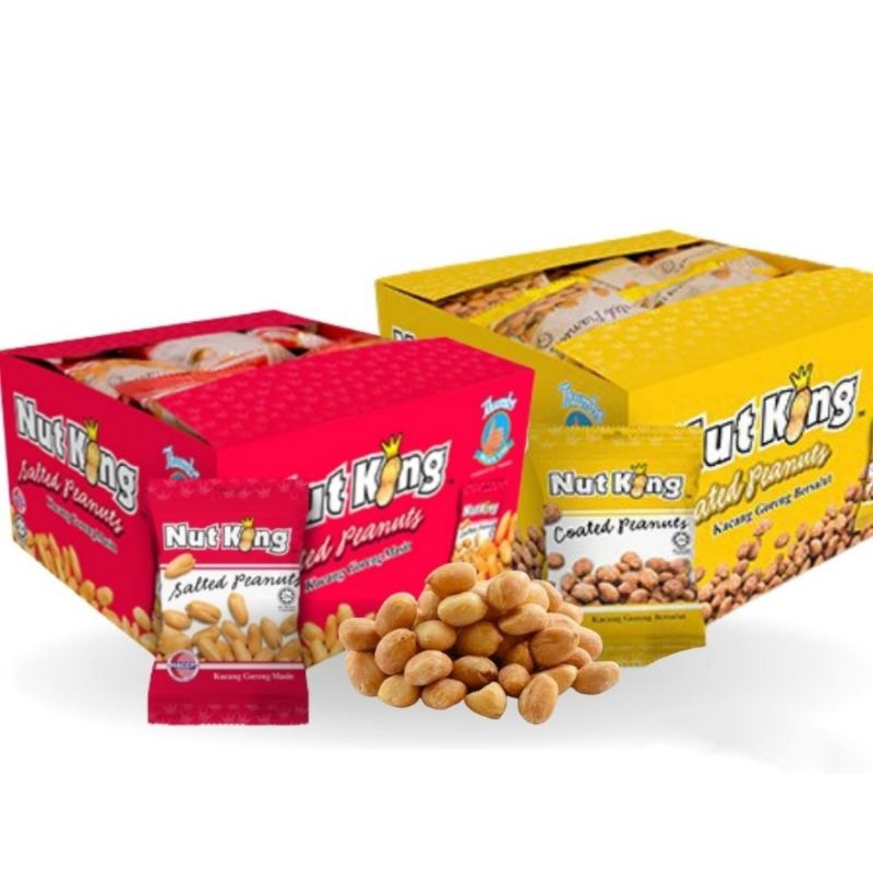 Nut King (Salted peanuts /Coated Peanuts)12g x36packs | Shopee Malaysia