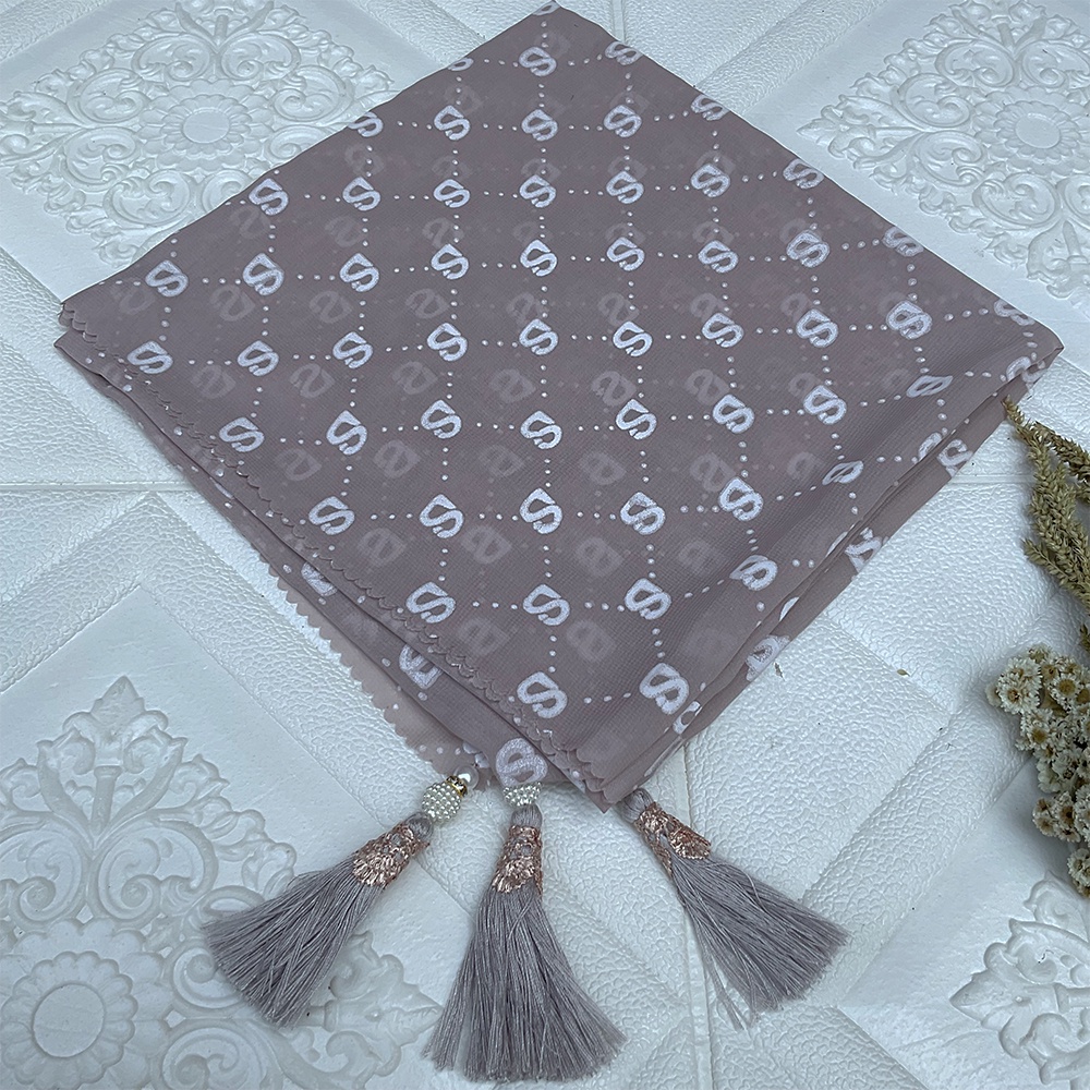 Helen_shop86 Quadrilateral Hijab Motif Bella Square Lasercut Hijab ...