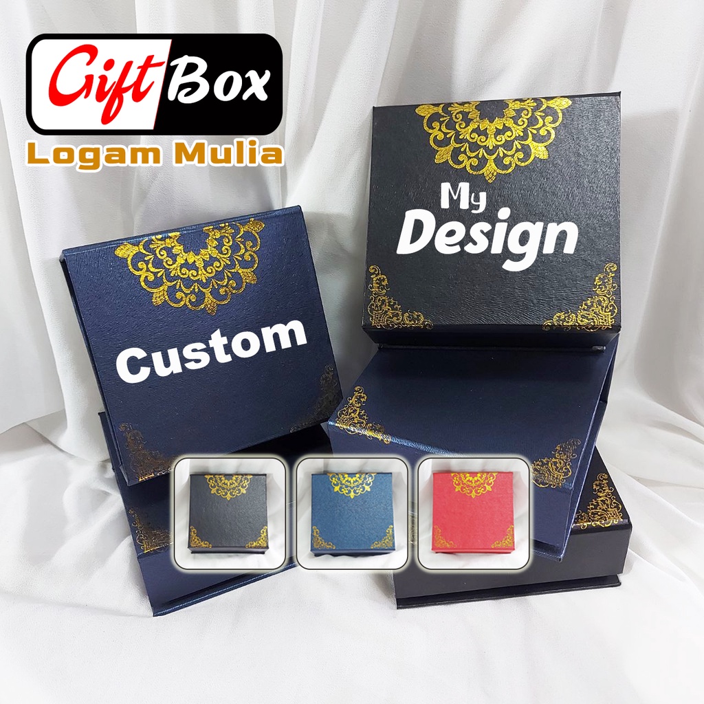 Gift Box CUSTOM Theme Hampers Souvenir Gifts For Antam Precious Metals ...