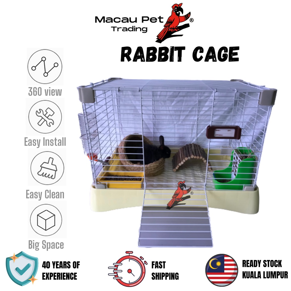 MPT Sangkar Rabbit Cage Sangkar Guinea Pig Cage Sangkar Arnab Sangkar ...