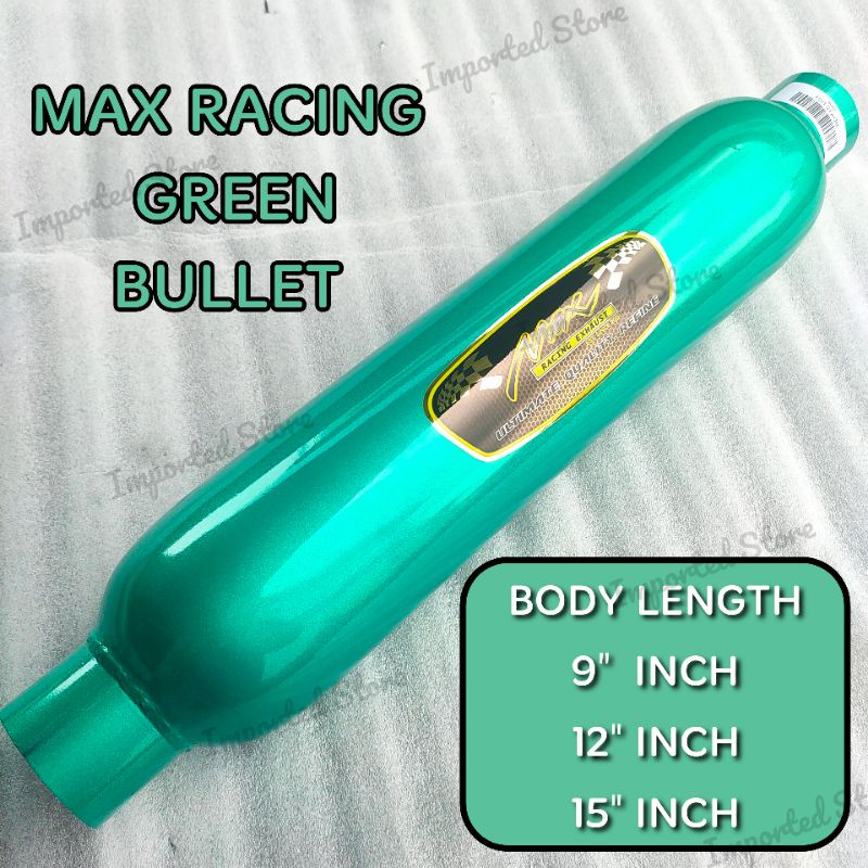 Max Racing Green Center Bullet 100% Original | Shopee Malaysia