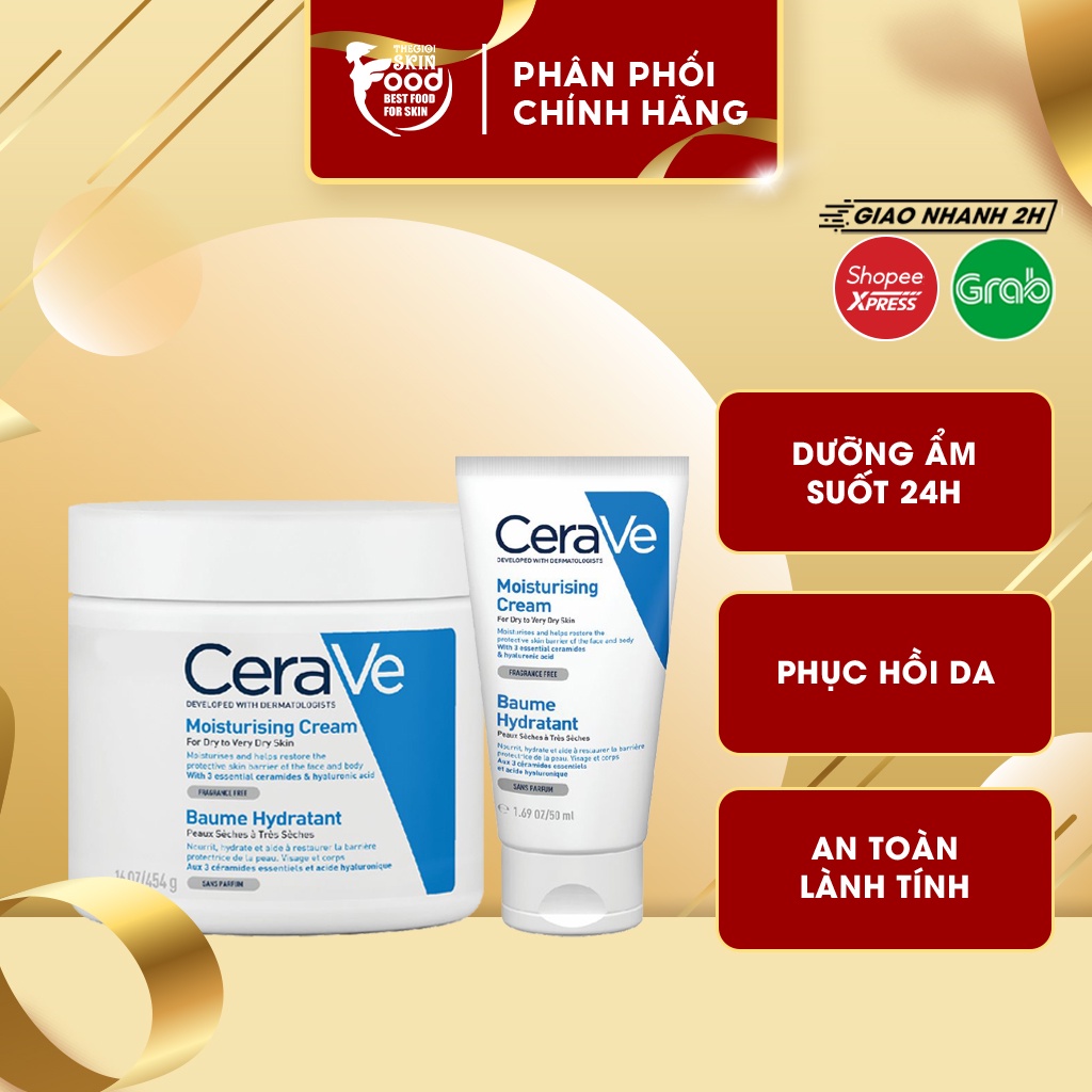 Cerave Developed With Dermatologists Moisturizing Cream | Shopee Malaysia