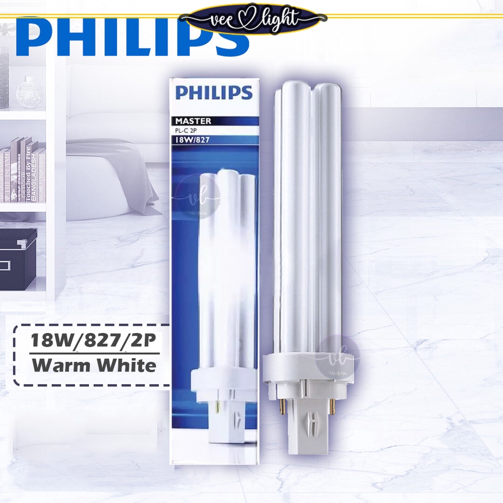 GENUINE PHILIPS Master PL-C 18W 827 - Energy Saving PLC Downlight Down ...